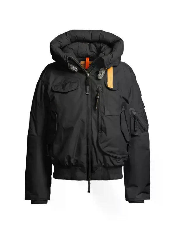 PARAJUMPERS Gobi Hooded Bomber Jacket - Black