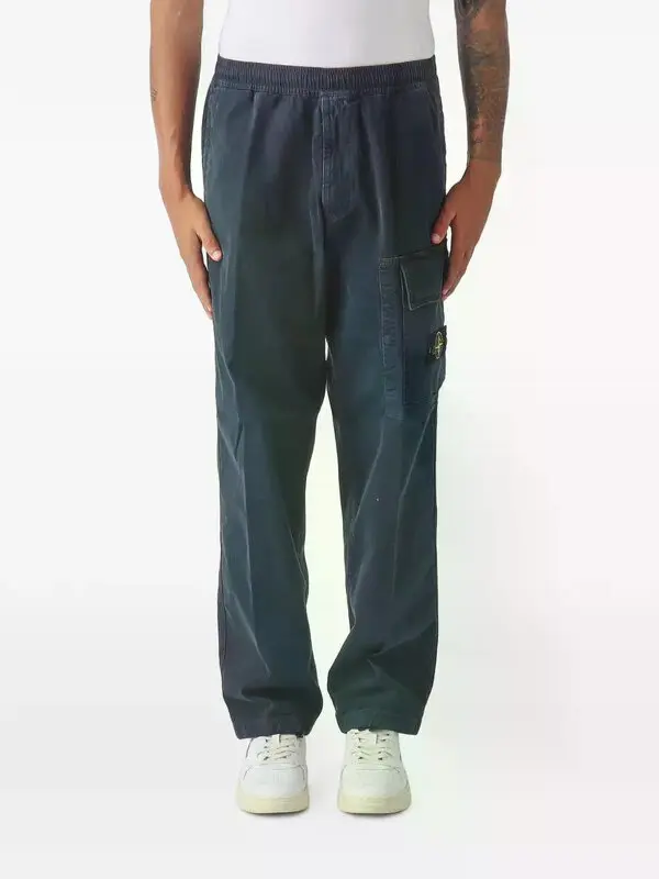 Stone Island Logo-patch Cargo Trousers