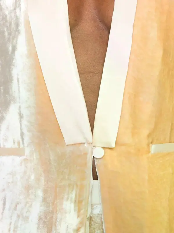 FORTE_FORTE Velvet Shawl-lapel Blazer