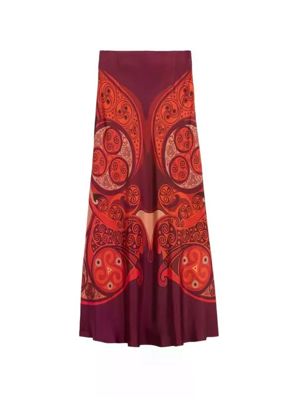 La DoubleJ Sleek Skirt - Red