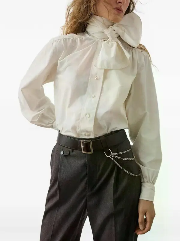 Polo Ralph Lauren Pussy-bow Button-down Blouse