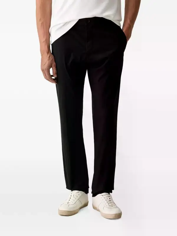 Paul & Shark Straight-leg Chino Trousers - Black