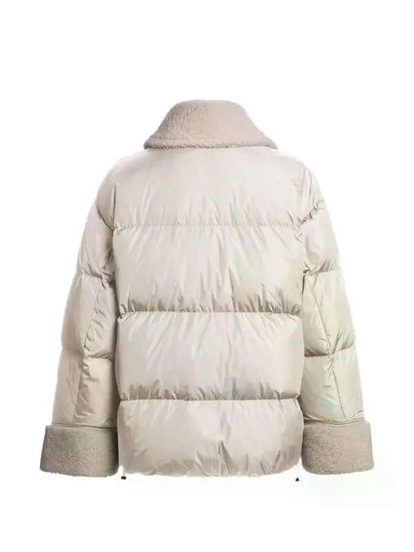 PARAJUMPERS Chyna Shearling-trimmed Puffer Jacket - White