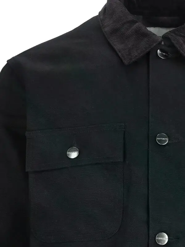 Carhartt Work In Progress Michigan Chore Logo-patch Corduroy-collar Jacket