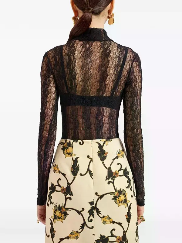 La DoubleJ Lacey Turtleneck Top
