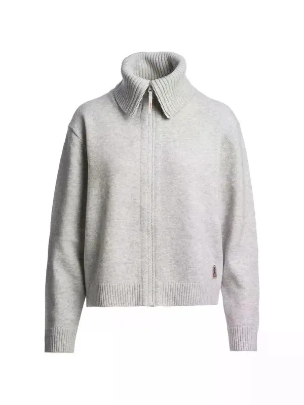 PARAJUMPERS Spinga Zip-up Cardigan - Grey