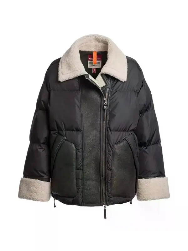 PARAJUMPERS Chyna Shearling-trim Puffer Jacket