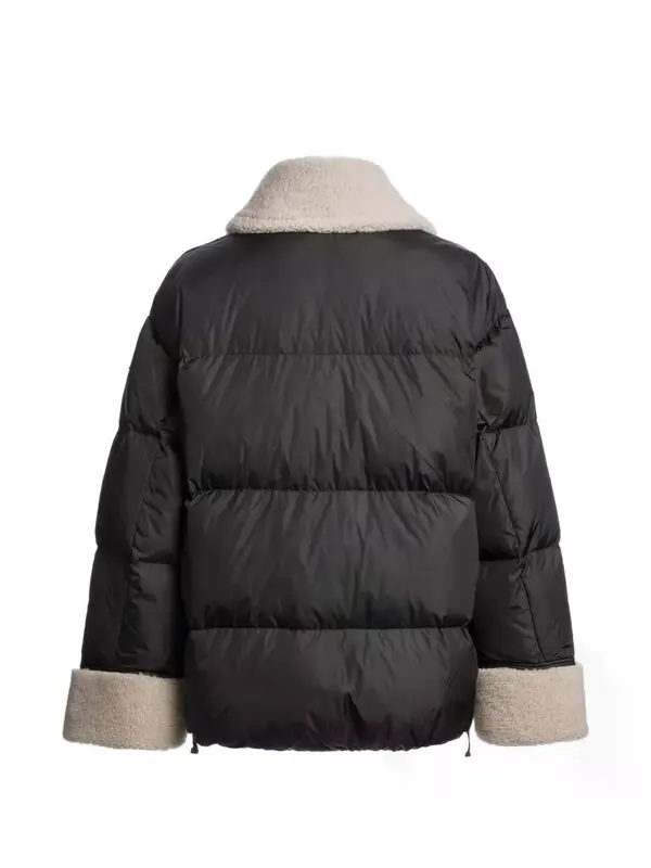 PARAJUMPERS Chyna Shearling-trim Puffer Jacket