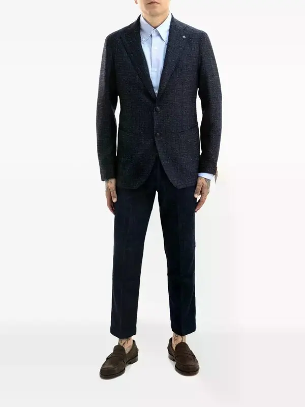 Tagliatore Textured Single-breasted Blazer