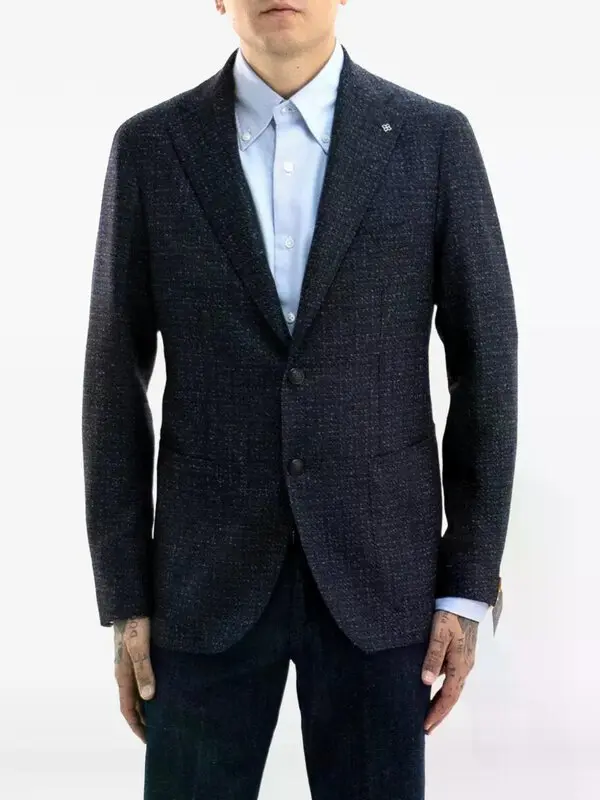 Tagliatore Textured Single-breasted Blazer