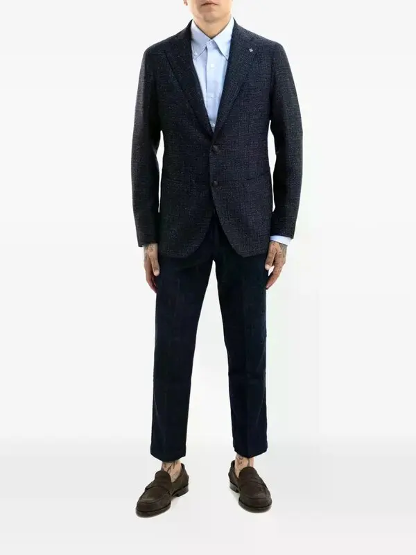 Tagliatore Textured Single-breasted Blazer