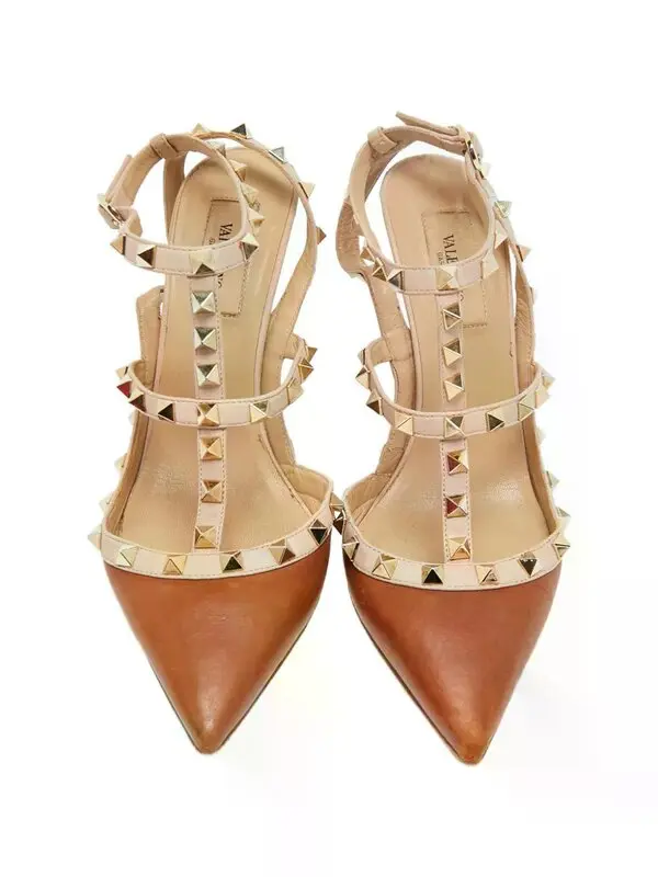 Valentino Garavani Rockstud Pointed-toe Sandals