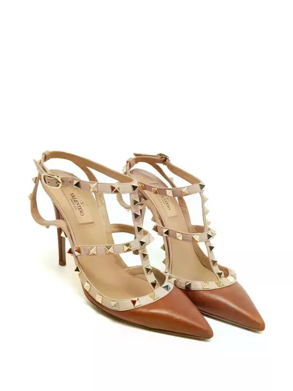 Valentino Garavani Rockstud Pointed-toe Sandals