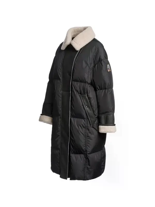 PARAJUMPERS Velna Shearling-trim Puffer Coat