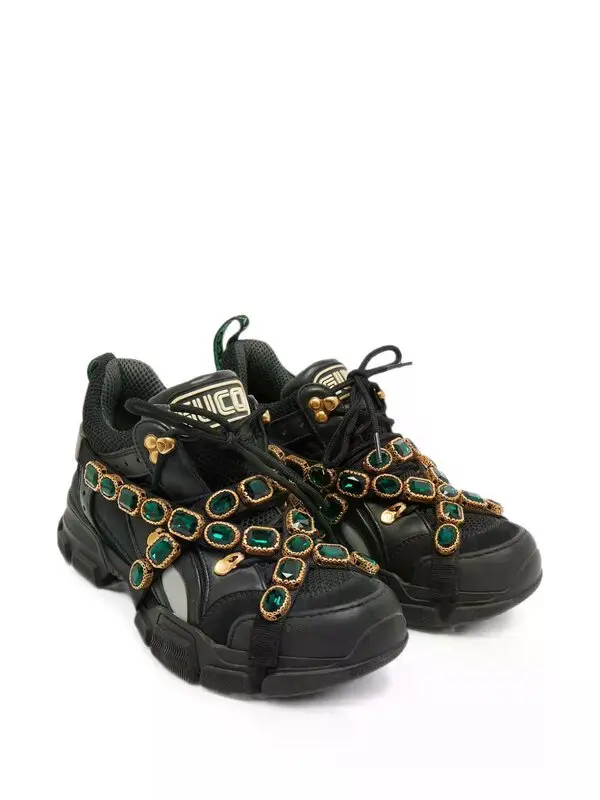 Gucci X Sega Flashtrek Crystal Sneakers