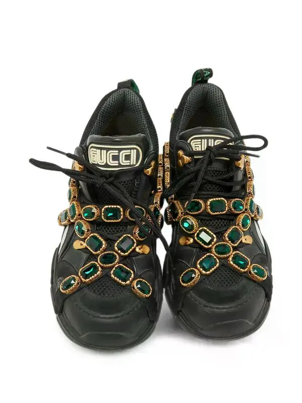 Gucci X Sega Flashtrek Crystal Sneakers