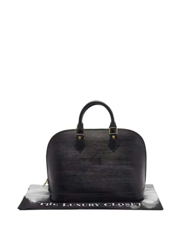 LOUIS VUITTON Epi Alma Pm Tote Bag - Black