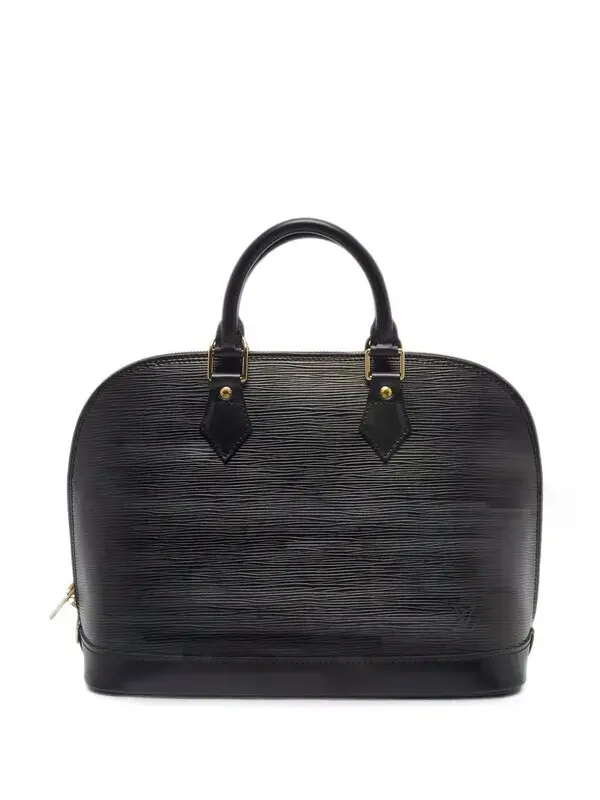 LOUIS VUITTON Epi Alma Pm Tote Bag - Black