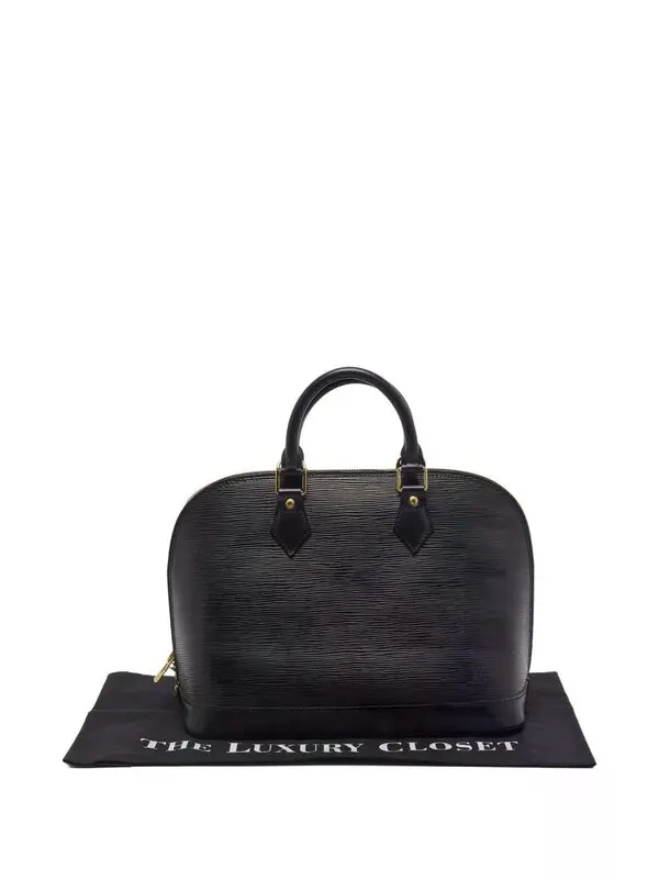 LOUIS VUITTON Epi Alma Pm Tote Bag - Black