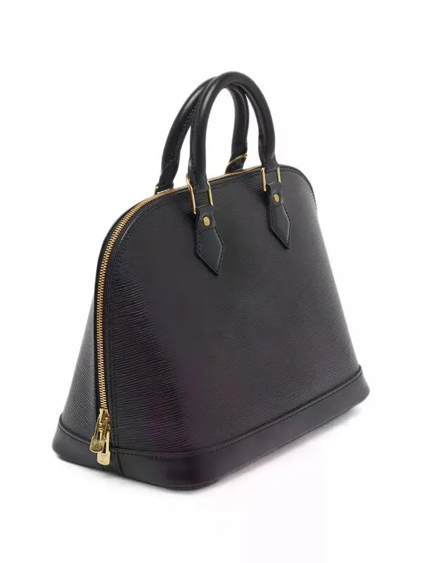 LOUIS VUITTON Epi Alma Pm Tote Bag - Black