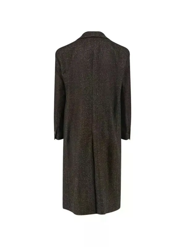 HEVO Double-breasted Herringbone Coat
