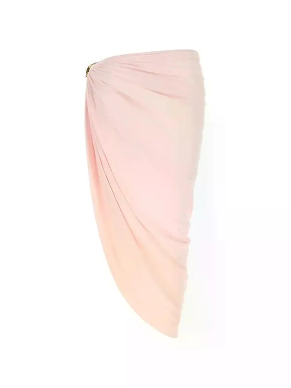 Sportmax Licenza Draped Asymmetric Midi Skirt - Pink
