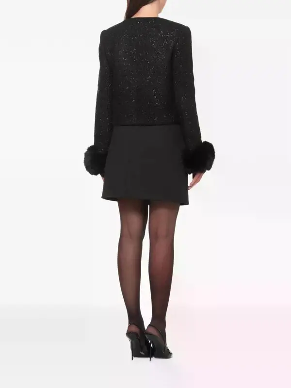 SELF-PORTRAIT Metallic-thread Tweed Jacket