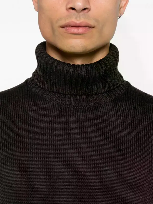 ZANONE Ribbed-knit Roll-neck Sweater