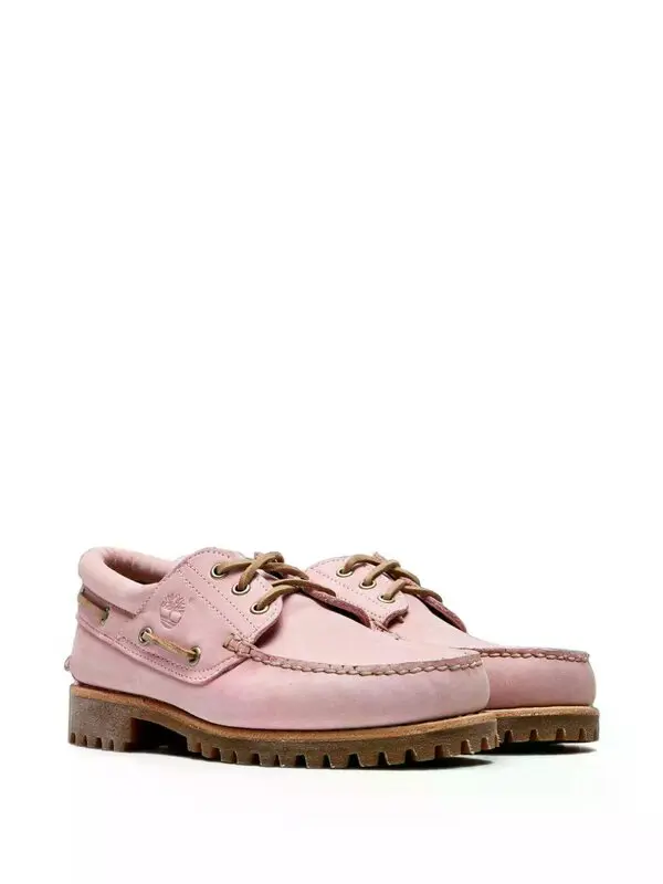 Timberland Leather Boat Shoes - Pink