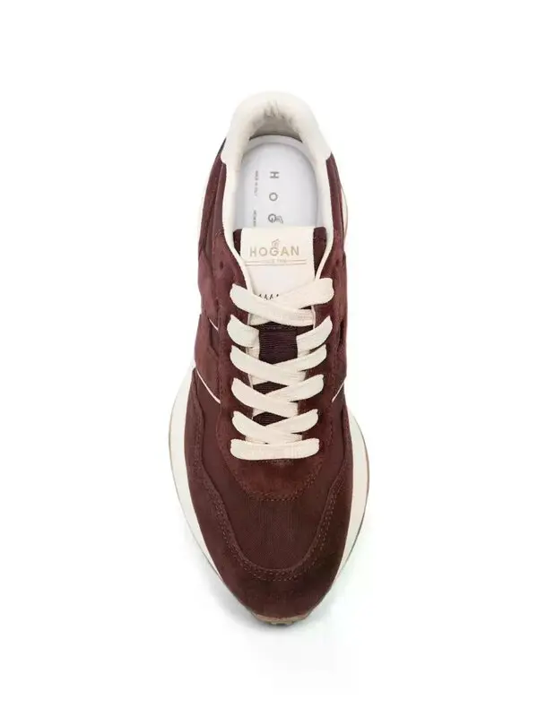 Hogan H641 Suede-panelled Sneakers