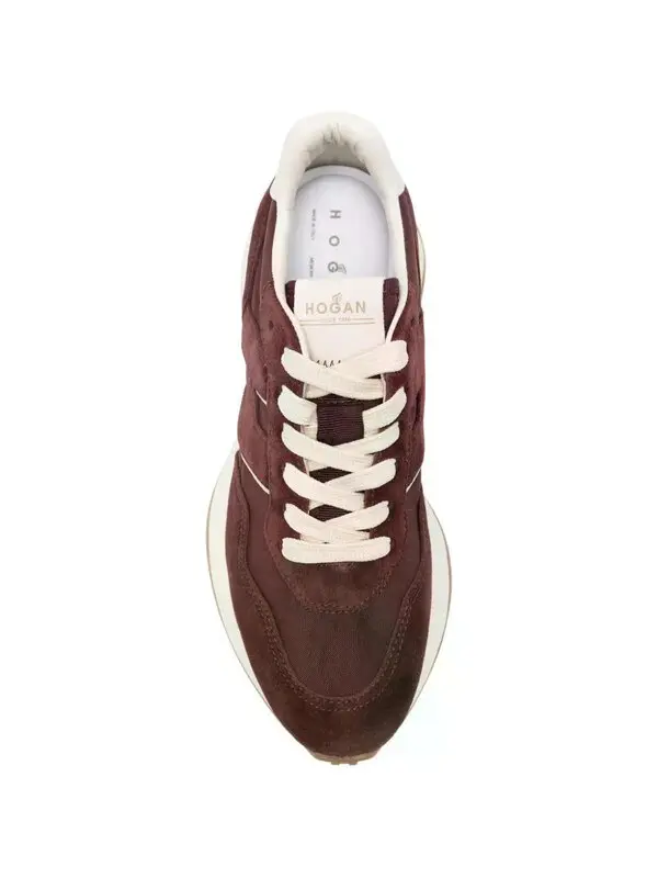 Hogan Paneled Sneakers - Red