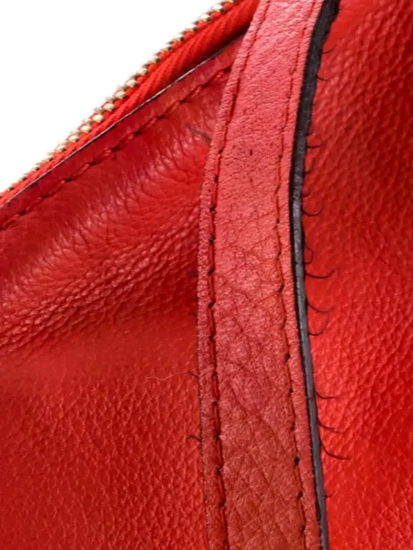 Chloé Marcie Leather Medium Satchel - Red