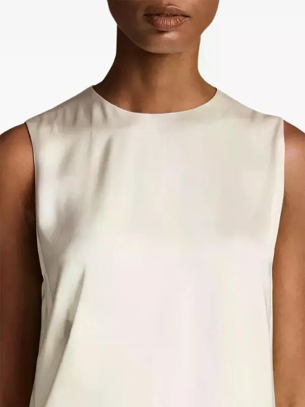 Vince Lace-trim Asymmetric Top