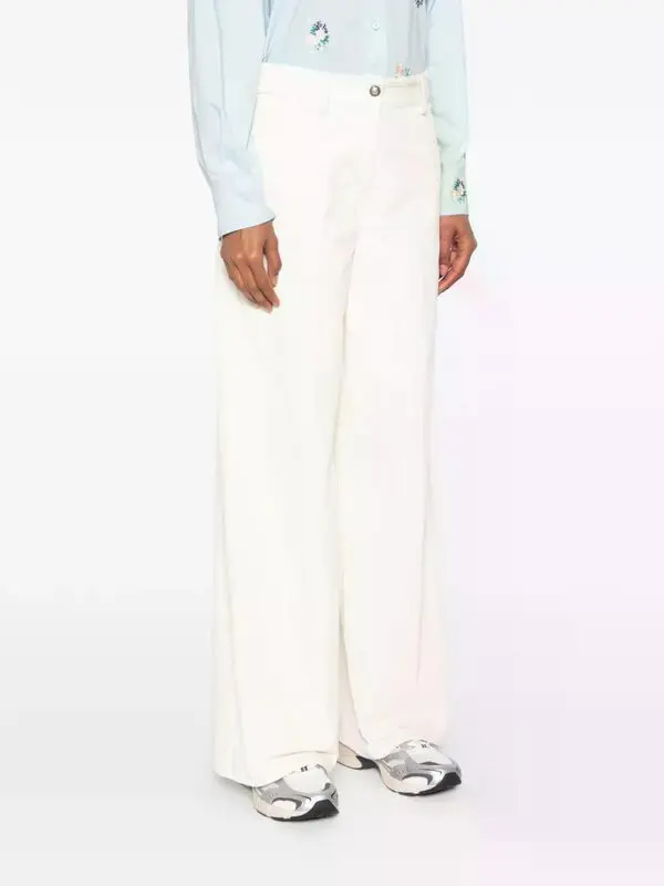 FORTE_FORTE Corduroy Wide-leg Trousers