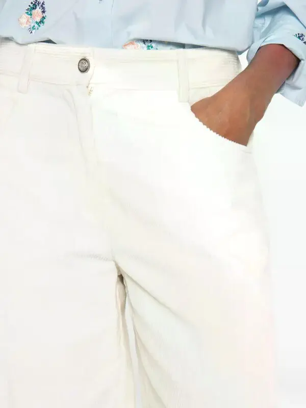 FORTE_FORTE Corduroy Wide-leg Trousers