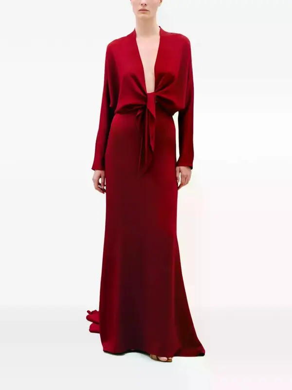 Silvia Tcherassi Reiko Front-tie Blouse