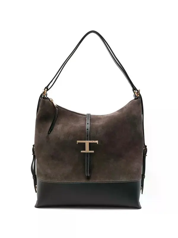 TOD'S Timeless Leather Shoulder Bag - Brown