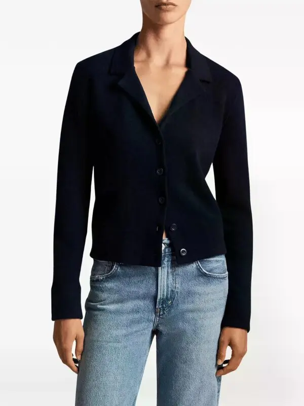 Vince Notched-collar Cardigan