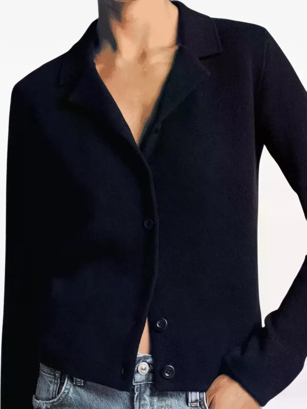 Vince Notched-collar Cardigan