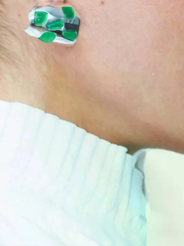 Completedworks Resin Stone Stud Earrings