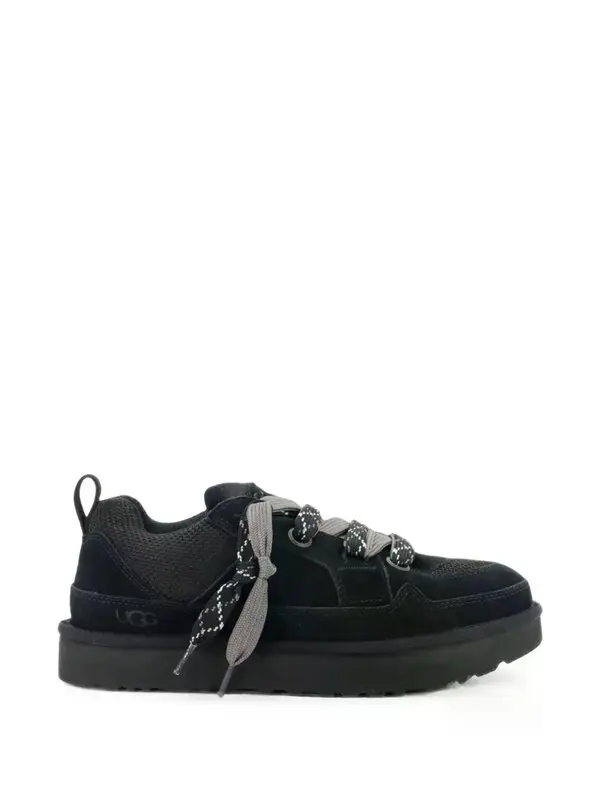 UGG Lo Lowmel Suede Sneakers - Black
