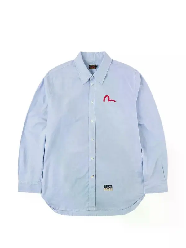 EVISU Seagull-print Oxford Shirt
