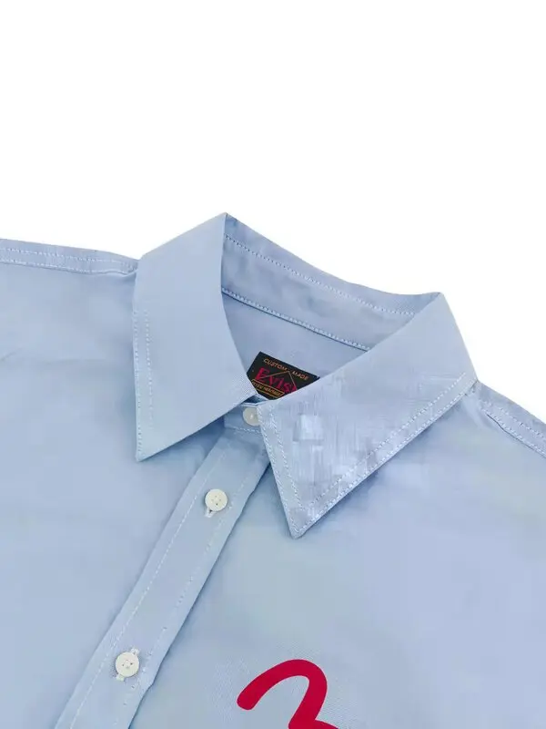 EVISU Seagull-print Oxford Shirt