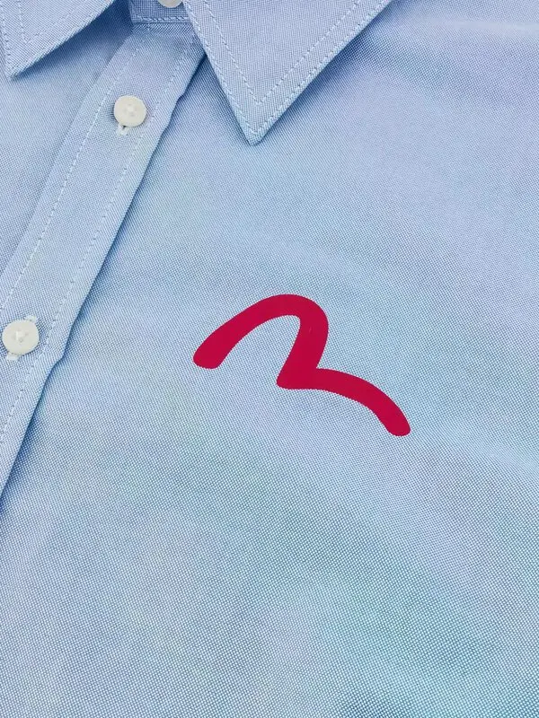 EVISU Seagull-print Oxford Shirt