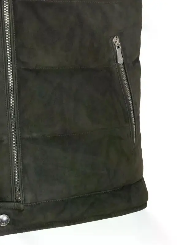 Eleventy Quilted Hooded Gilet