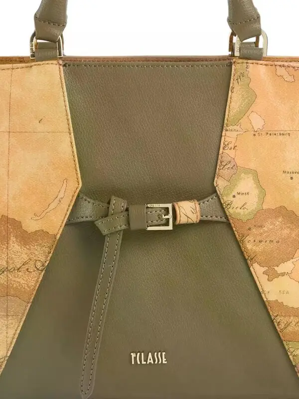 ALVIERO MARTINI 1° CLASSE Geo Saloon Map-print Tote Bag