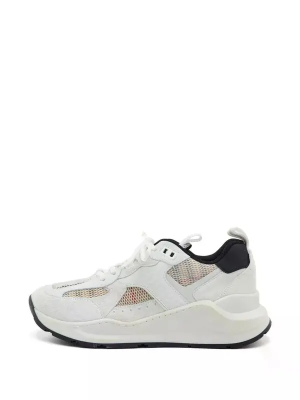 Burberry Low-top Panelled Sneakers - White