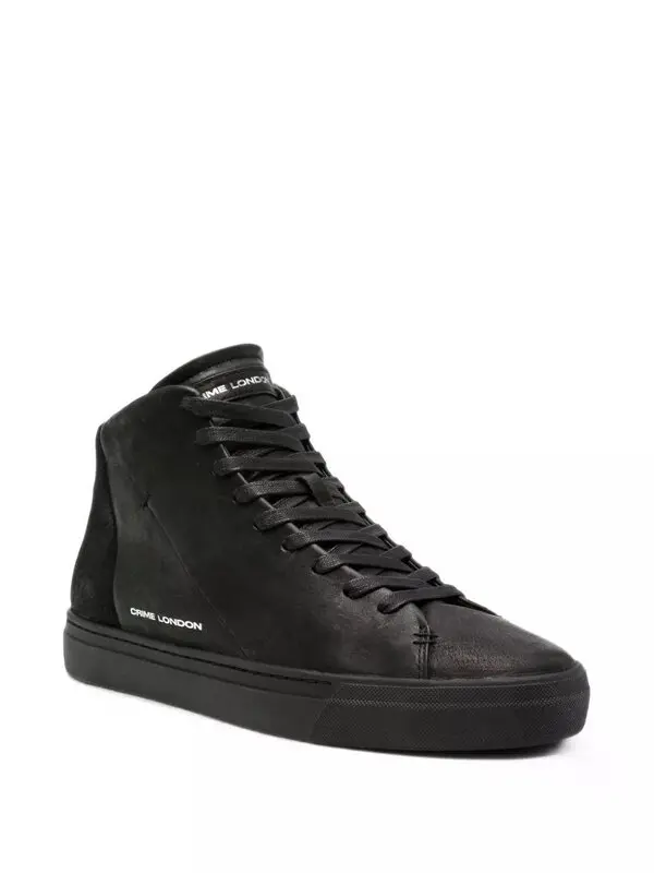 CRIME LONDON Kane High-top Paneled Sneakers