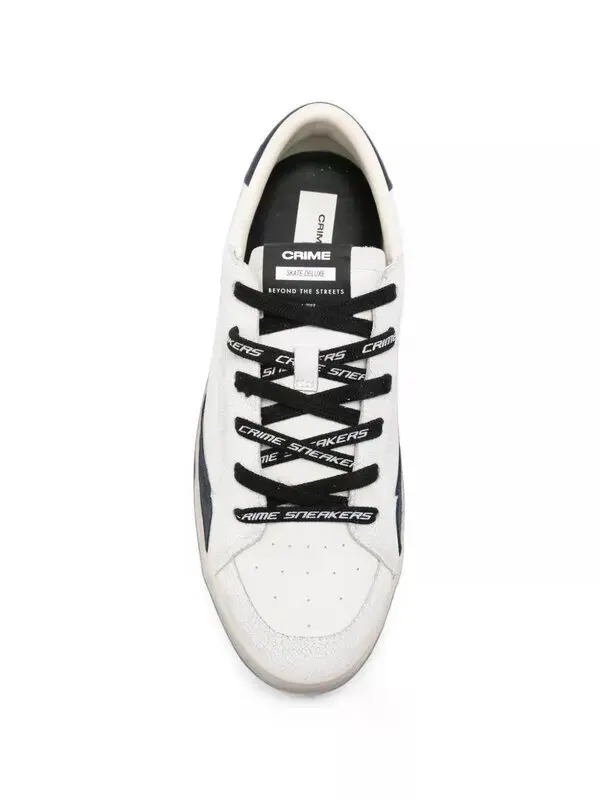 CRIME LONDON Sk8 Deluxe Leather Sneakers