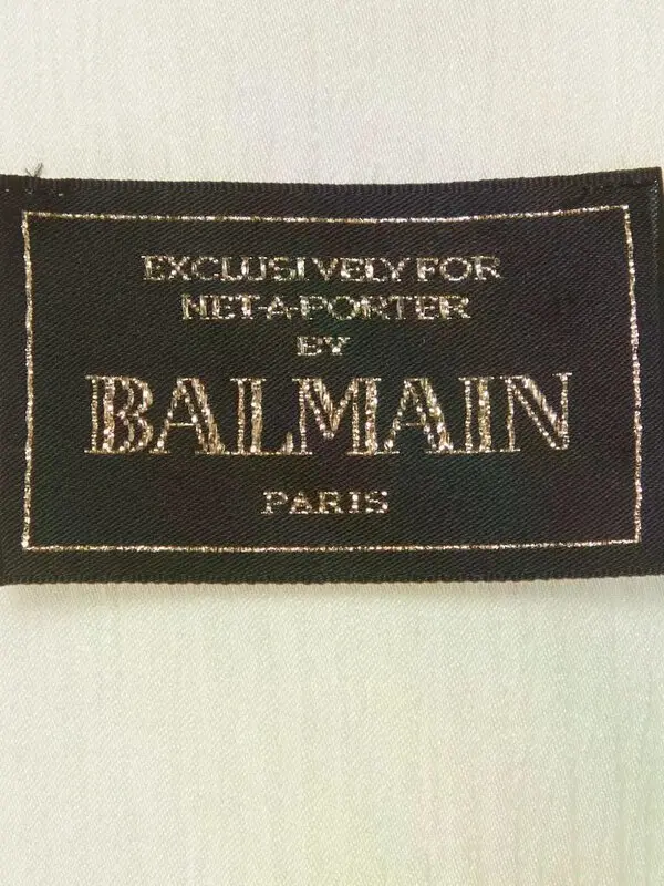 Balmain Plissé Shirt Dress